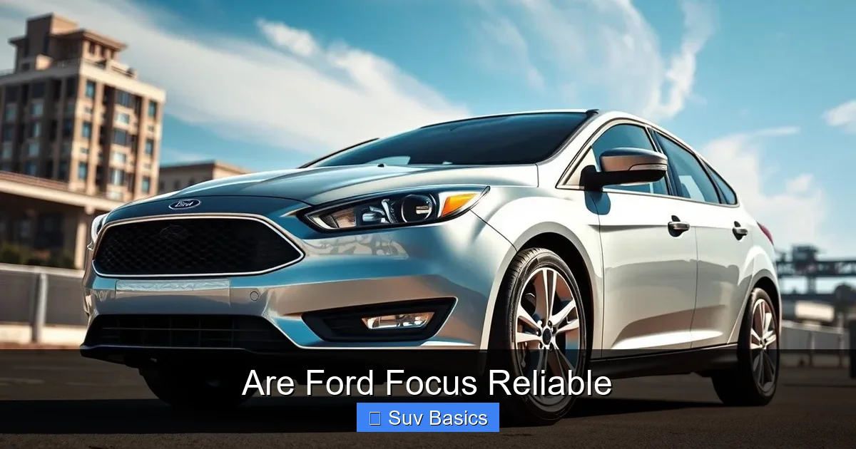 Are Ford Focus Reliable - Premium SUV