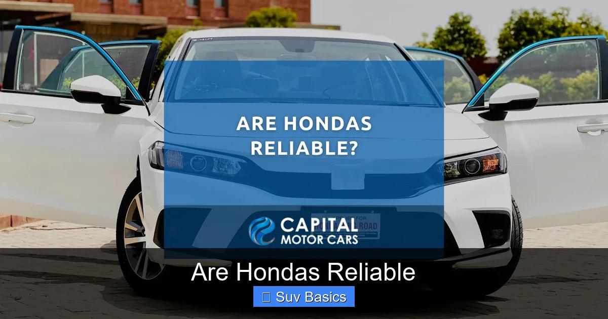 Are Hondas Reliable - Premium SUV