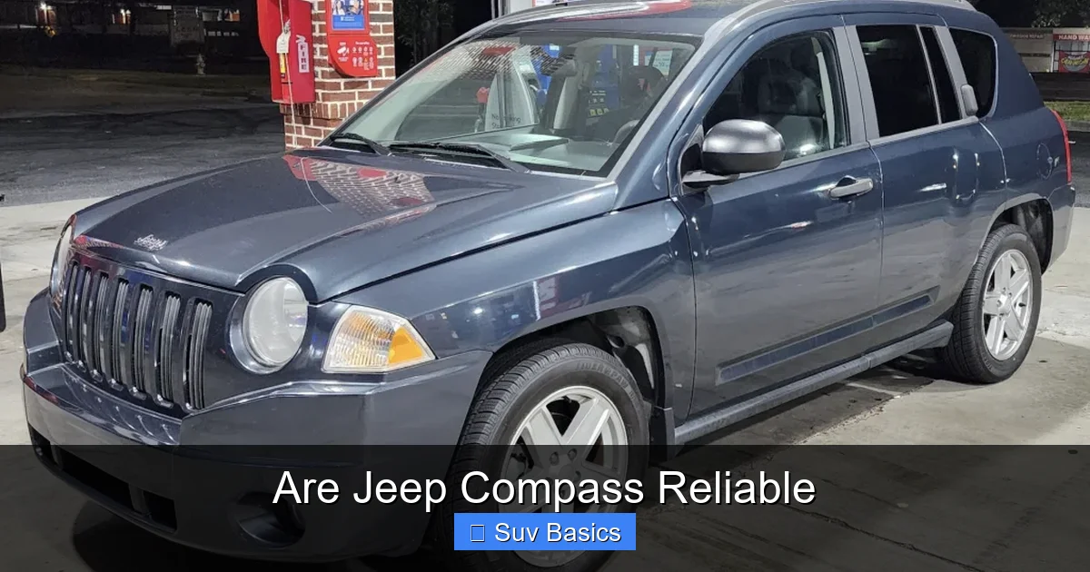 Are Jeep Compass Reliable - Premium SUV