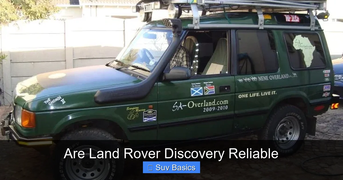 Are Land Rover Discovery Reliable - Premium SUV
