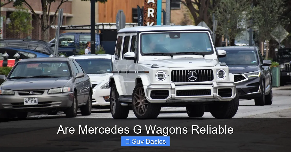 Are Mercedes G Wagons Reliable - Premium SUV