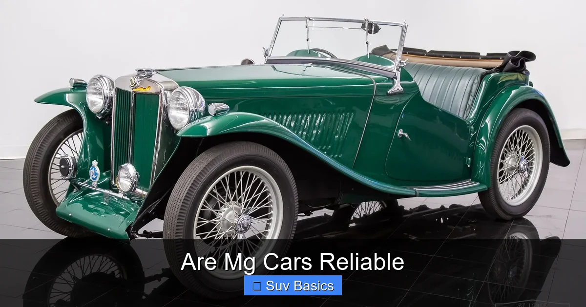 Are Mg Cars Reliable - Premium SUV