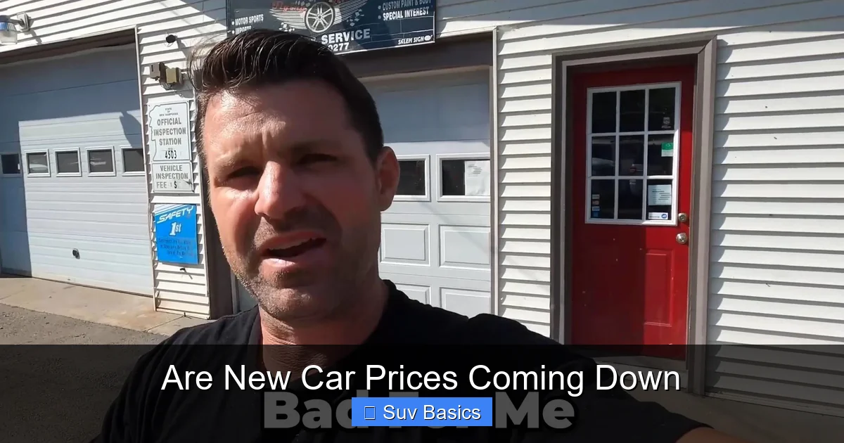 Are New Car Prices Coming Down - Premium SUV