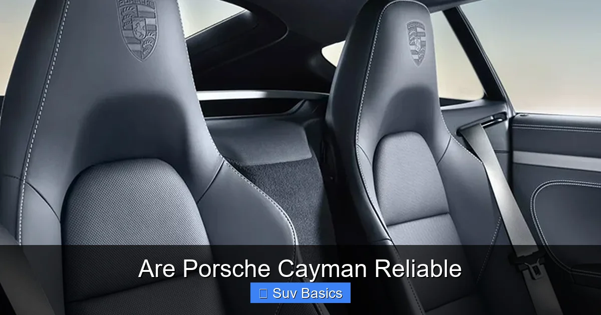 Are Porsche Cayman Reliable - Premium SUV