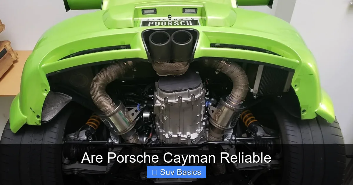 Are Porsche Cayman Reliable - Premium SUV