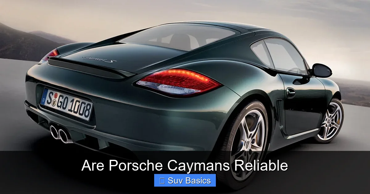 Are Porsche Caymans Reliable - Premium SUV