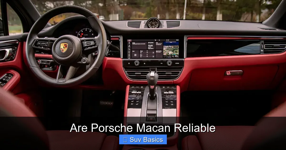 Are Porsche Macan Reliable - Premium SUV