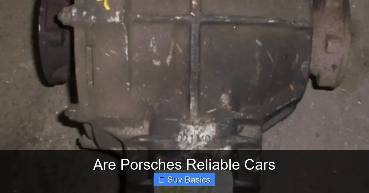 Are Porsches Reliable Cars - Premium SUV
