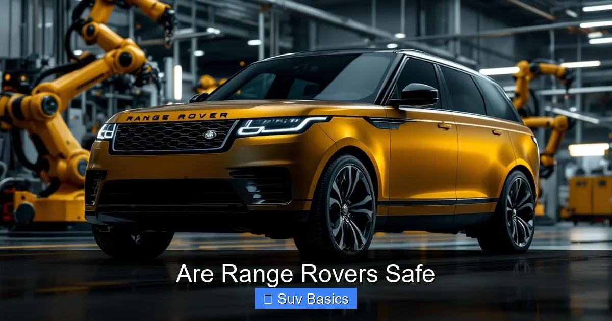 Are Range Rovers Safe - Premium SUV