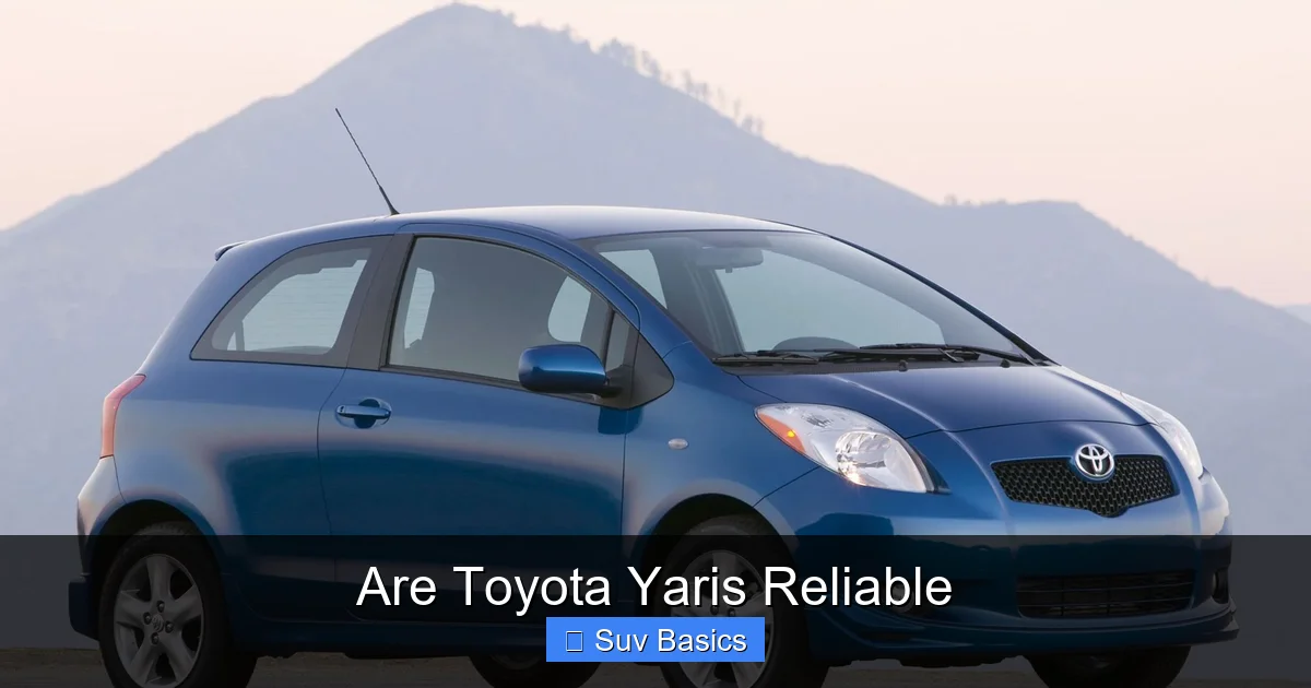 Are Toyota Yaris Reliable - Premium SUV