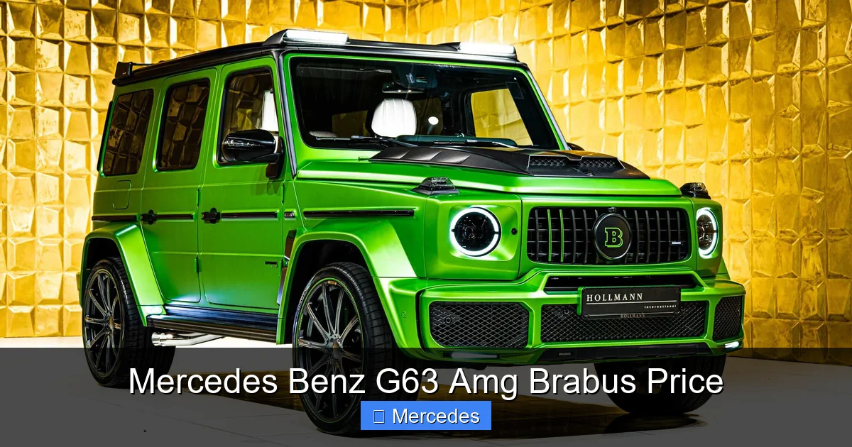 Mercedes Benz G63 Amg Brabus Price - Premium SUV