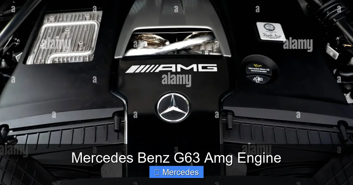 Mercedes Benz G63 Amg Engine - Premium SUV