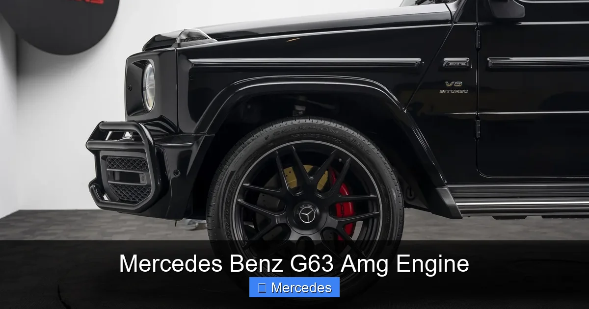 Mercedes Benz G63 Amg Engine - Premium SUV