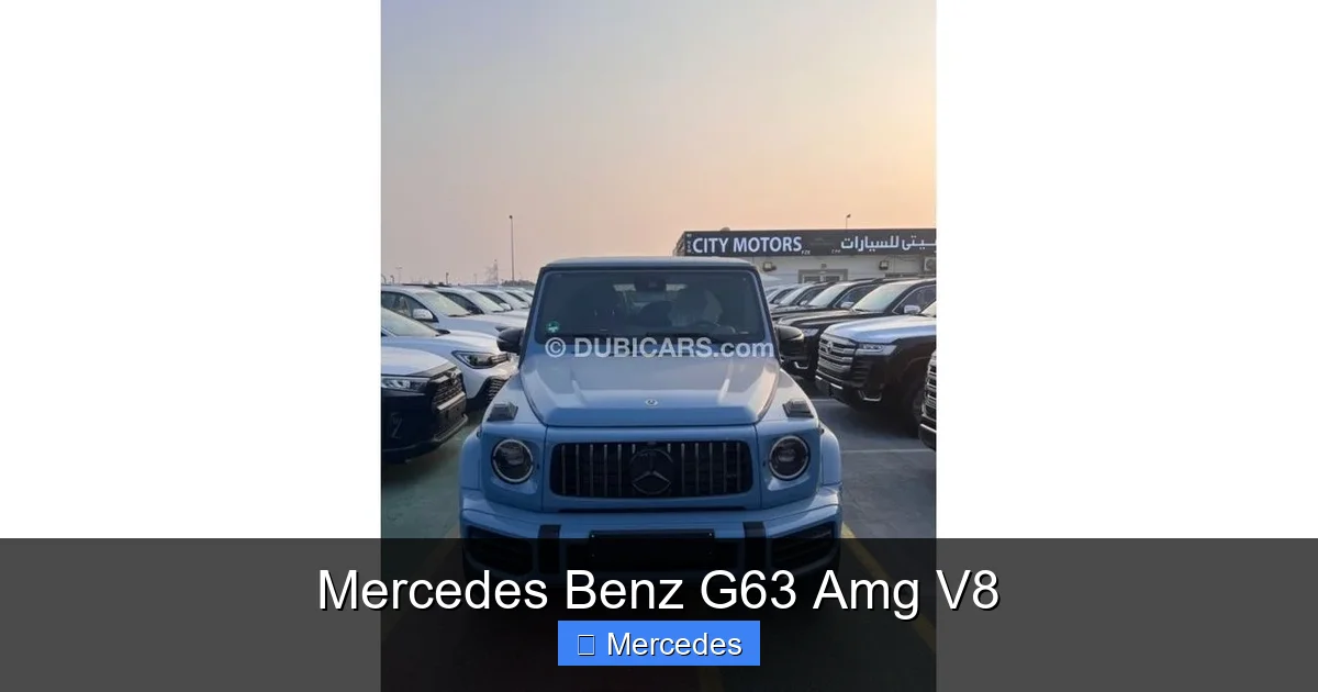 Mercedes Benz G63 Amg V8 - Premium SUV