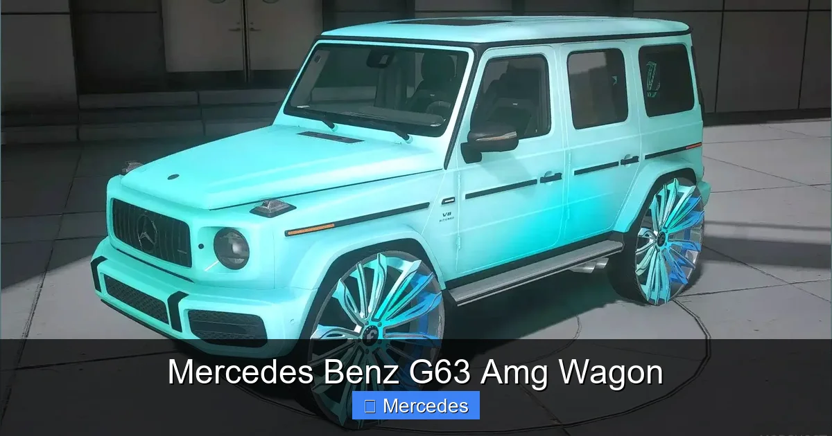 Mercedes Benz G63 Amg Wagon - Premium SUV