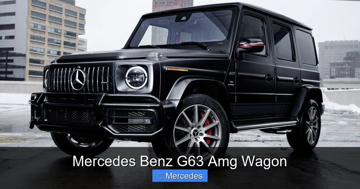 Mercedes Benz G63 Amg Wagon - Premium SUV