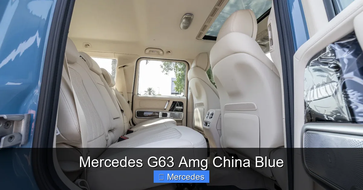 Mercedes G63 Amg China Blue - Premium SUV